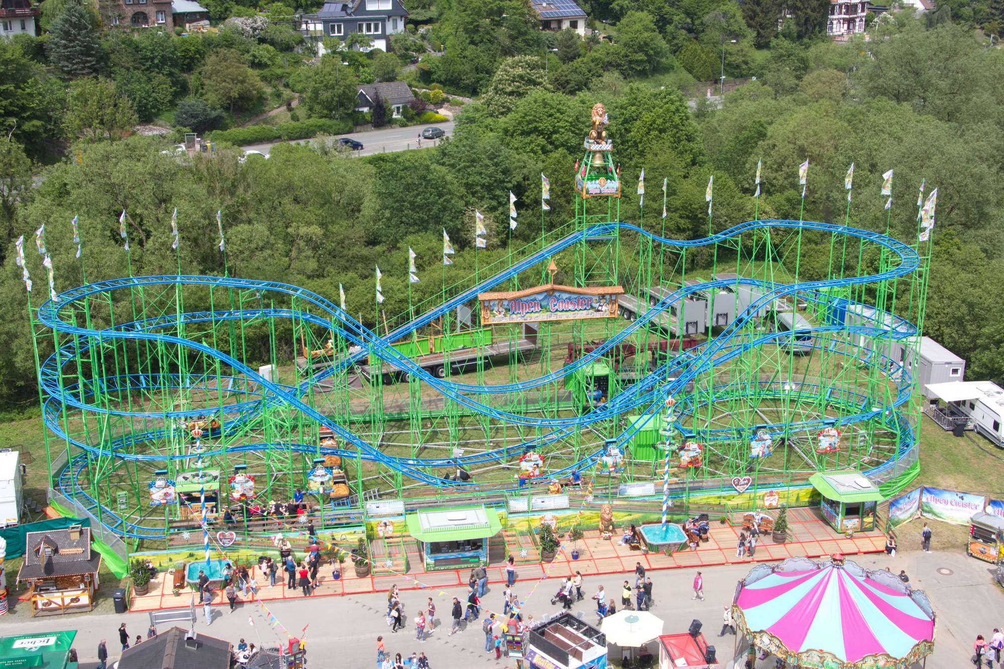 Alpen Coaster Vorlop | Volksfest Berlin